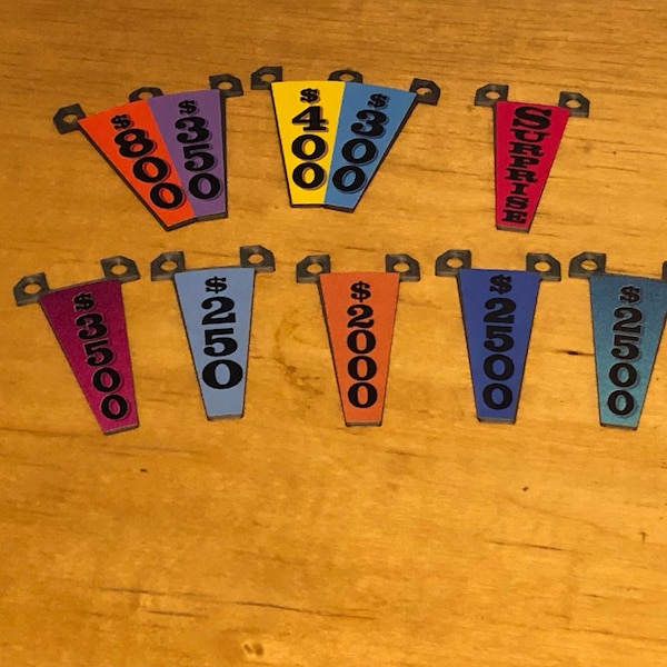 Wheel of Fortune - Wheel Wedges (2 Inches Long) to Go With Wheel-of ...