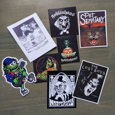 Captain Harlock Vinyl STICKER HORROR Punk Rock Misfits - Etsy