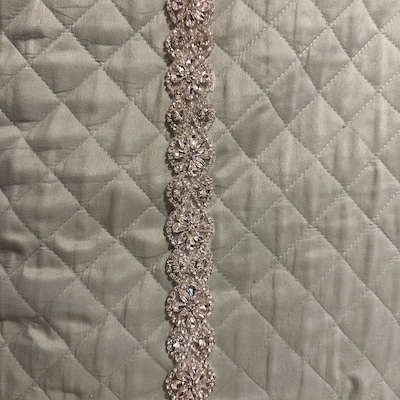 LISALI Bridal Belt Gold, Thin Bridal Belt, Wedding Belt, Rhinestone ...