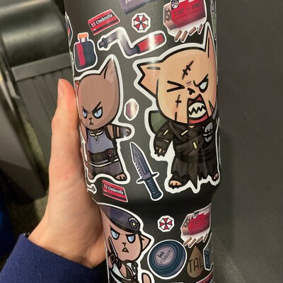 Resident Evil Briefcase Vinyl Decal Handmade RE Sticker Sheet Gift - Etsy