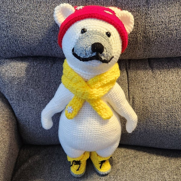 SCHEMA Elia l'orso polare e Gin il pettirosso pattern amigurumi all ...