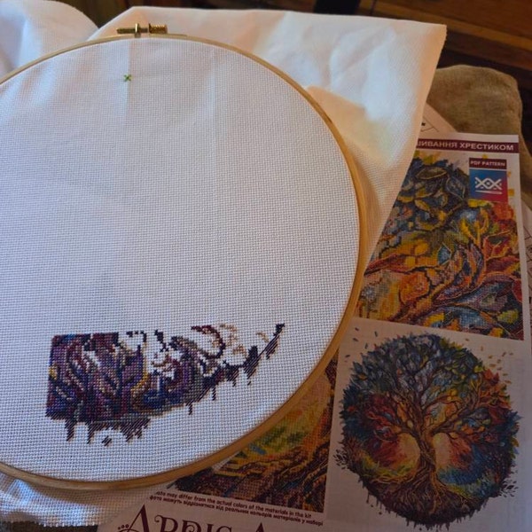 String Art Kit at the Foot of the Mountain, Mountain Landscape ...