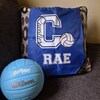 Custom Volleyball Drawstring Bag, Volleyball, School Spirit, Volleyball ...