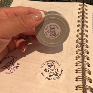 Personalized Teacher Checked by Stamp Teacher Stamp Date - Etsy