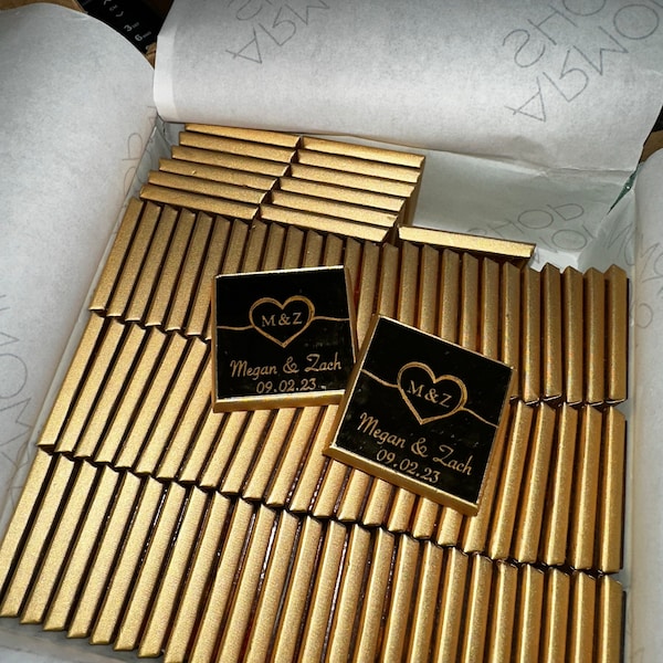 Wedding Favors Chocolate, Engagement Chocolate, Customized Guest Treats ...