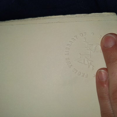 Book Embosser Custom Made for You to Personalize Library Books Choose ...