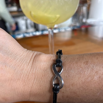 Personalized Infinity String Bracelet for Men and Boys, Adjustable ...