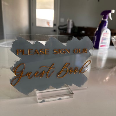 Acrylic Unplugged Ceremony Sign Phone and Camera Free Ceremony Sign ...