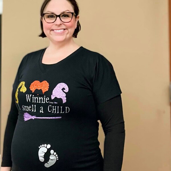 Hocus Pocus Maternity Pregnancy Announcement - Hocus Pocus Shirt ...