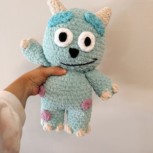 Mini Monster-keychain Version Crochet Pattern by Aquariwool Crochet ...