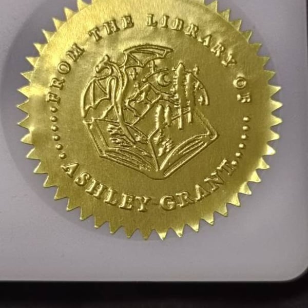 Personalized Book Embosser/from the Library of / Book Embosser/custom ...