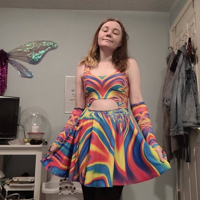 Yellow Rave Bodysuit, Festival Bodysuit for Women, Festival Clothing ...