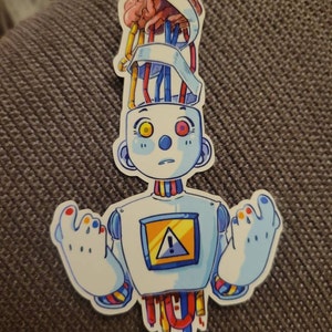 Wiggly Star Baby Waterproof Sticker - Etsy