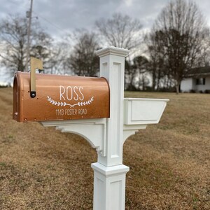 Mailbox Decals-farmhouse Mailbox Vinyl Decals-persoanalized - Etsy