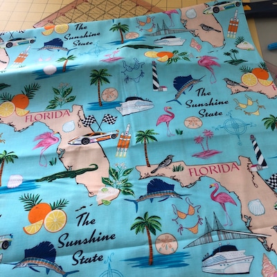 Florida State Cotton Fabric by Whistler Studios for Windham Fabrics ...