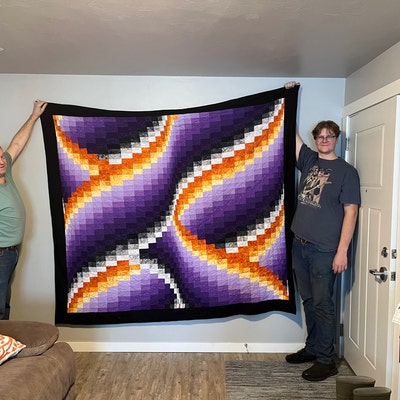 The Restless Wind Bargello Quilt Pattern - Etsy