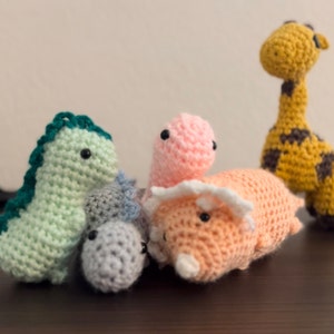 Dinosaur Jurassic World No Sew Crochet Pattern, No Sew Amigurumi ...