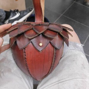 Digital Leather Acorn Bag PATTERN Nature Set - Etsy