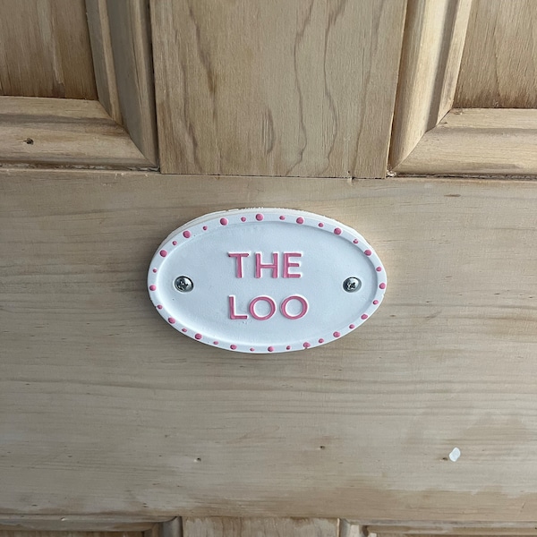 The Loo,bathroom Sign - Etsy