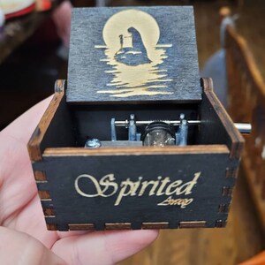 Spirited Away Music Box Theme Music Chest Wooden Engraved - Etsy