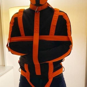 Set of Orange Wrist and Ankle Cuffs Restraints With Segufix Locks ...