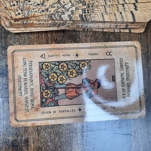 Printable Tarot Deck, Tarot Keywords, DIGITAL FILE, Tarot Cheat Sheet ...