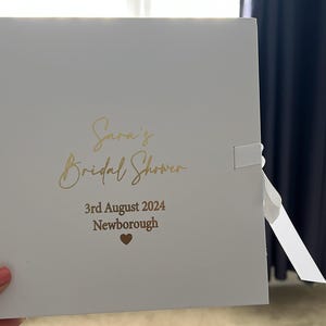 21st Birthday Black Scrapbook Photo Album With Gold Script Present ...