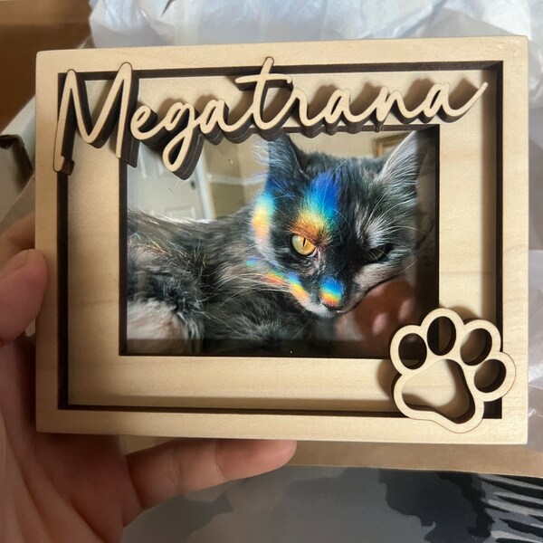 Personalized Cat Frame | Custom Cat Name Picture Frame | Gifts for Cat ...