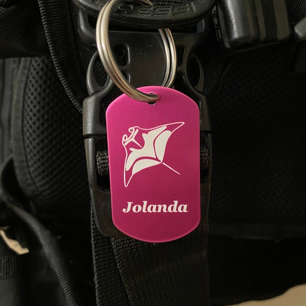 Scuba Diver BCD ID Tags. Custom Engraving. - Etsy
