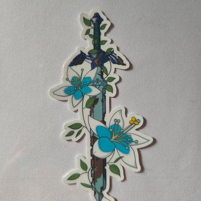 Master Sword Vinyl Waterproof Die Cut Sticker 3.5 Inch Legend of Zelda ...