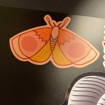 Moth Vinyl Sticker Pack, 3 Stickers - Etsy