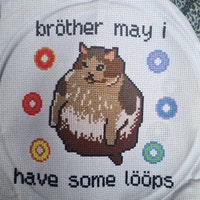 Brother May I Have Some Loops Cat Meme Funny, Modern, Subversive Cross ...