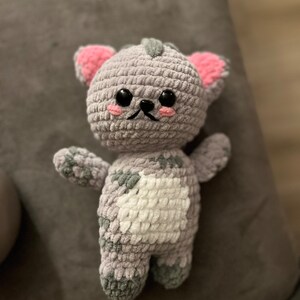 Crochet Pattern Sam the MEOW Cat Kitty Miao Handmade - Etsy