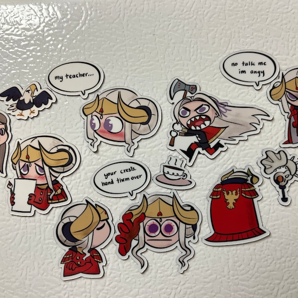 FE3H Meme Sticker Sheets / Magnets - Dimitri, Claude, Edelgard - Etsy