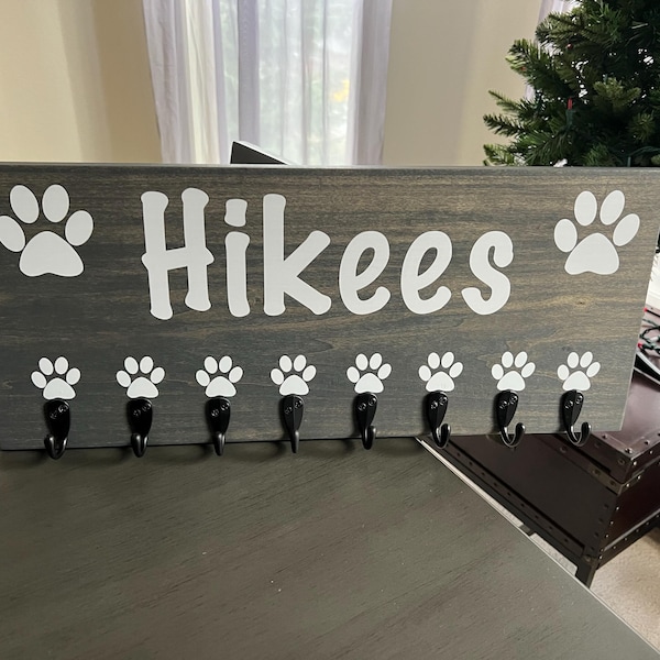 Handmade Pet Leash Organizer, Steel Basket & Hooks, Dog Mom Decor - Etsy