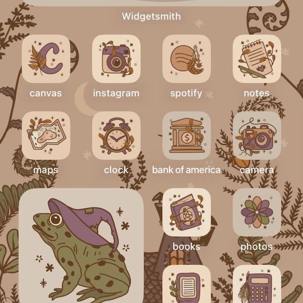 Witch Ios 14 Icons Witchcraft App Icons Pack Witchy Instagram Highlight ...