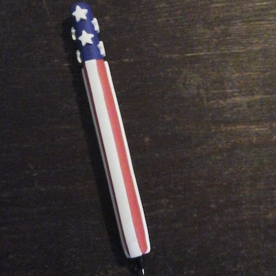 Red White and Blue Ballpoint Pen - Etsy