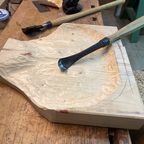 Kuksa Gouge, Small Bowl Gouge, Woodcarving Gouge, Handforged. - Etsy