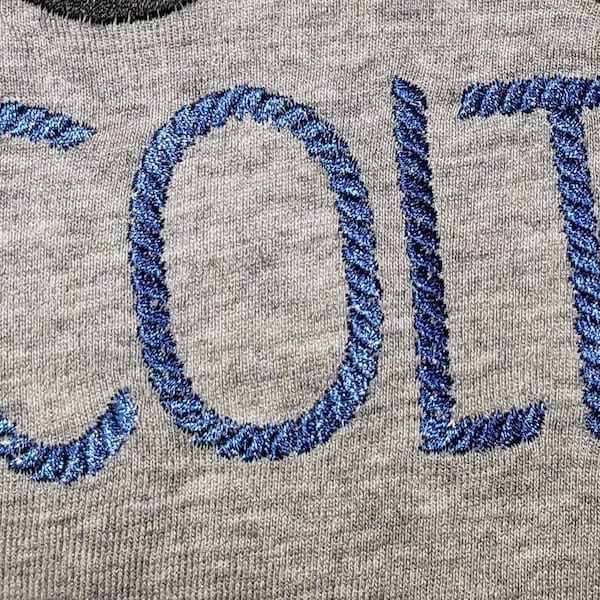 Rope Font Set in 3 Sizes Embroidery Designs INSTANT DOWNLOAD Includes ...