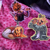 Gore Pumpkin Head Stickers - Etsy