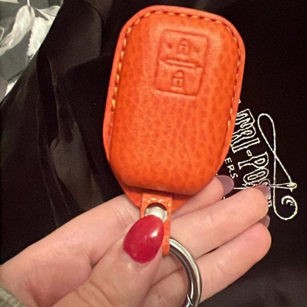 Skoda Covered Leather Key Fob Case Skoda Superb Enyaq Fabia Kodiaq ...