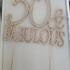 70 Birthday Cake Topper GOLD 70 and Fabulous Fun 70th Birthday ...