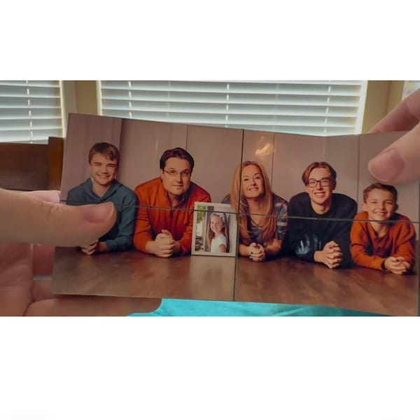 Personalized Photo Cube, Infinity Cube Custom Photo Anniversary Gift ...