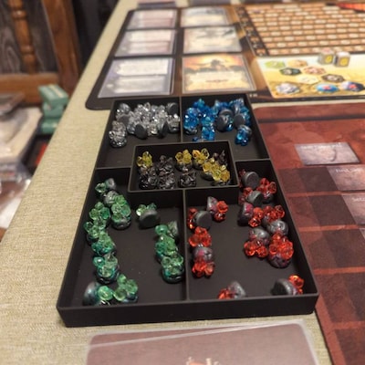 Bitoku Board Game Resource Tokens. Set of 72 Pieces. Contains 18 Jade ...