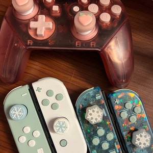 Nintendo Switch Custom Clear Transparent Atomic Purple Joy-con - Etsy