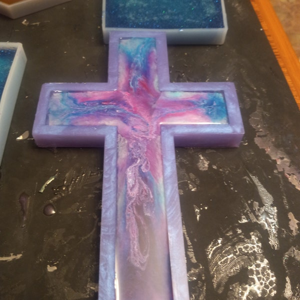 Orthodox Cross Mold 8” Large Cross Mold Resin Crafts Thick Deep ...