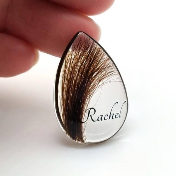 Personalised Lock of Hair Keepsake, Memorial Hair Jewellery, Baby ...