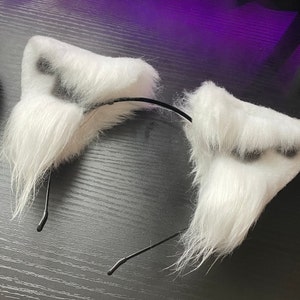 Handmade Red Panda Ears Hairclips Hairband Cute Brown White Bear Panda ...