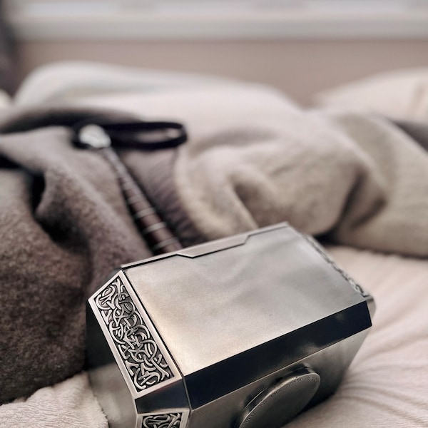 Thor Hammer Metal, Upgraded Version Thor Mjolnir, Thor Cosplay 1/1 ...
