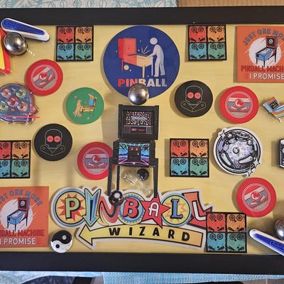 Pinball Pop Bumpers Metallic Sticker Decal Pinball Machine Art FREE US ...